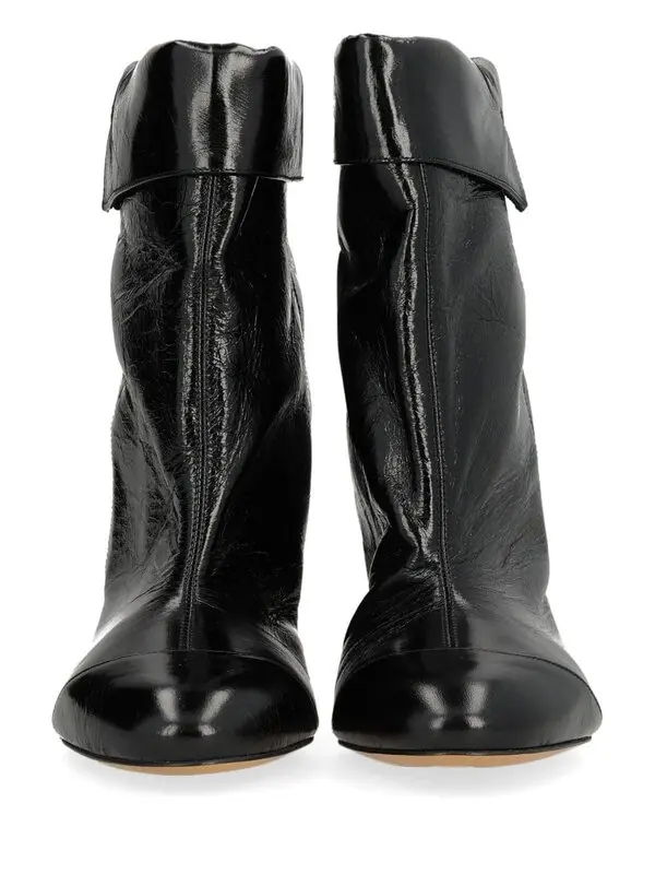 Isabel Marant Étoile Eldra Leather Ankle Boots - Black