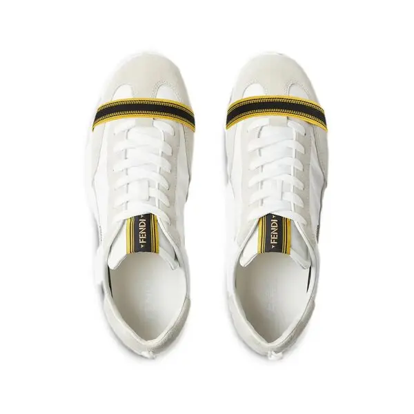 Fendi Wrap Lace-up Sneakers - White