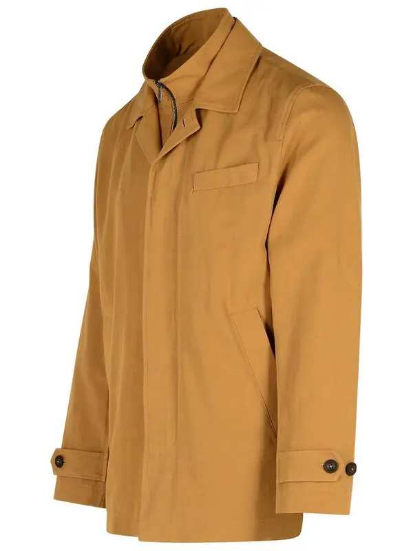 FAY Morning' Beige Cotton Blend Jacket