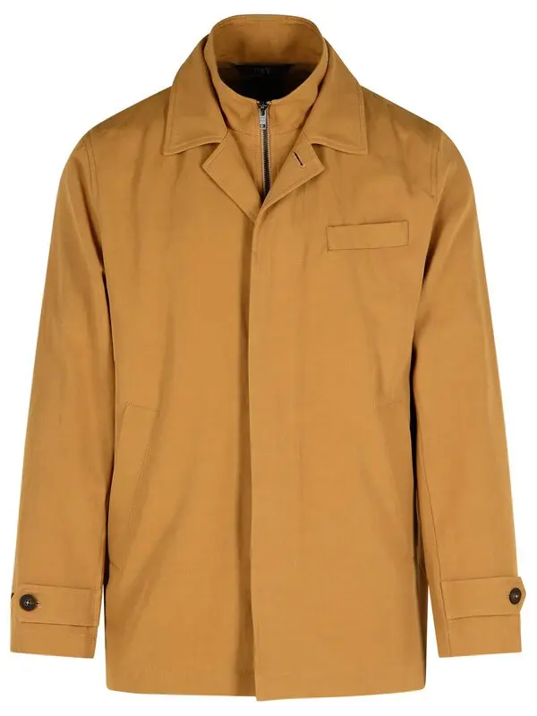 FAY Cotton Blend Jacket - Cream