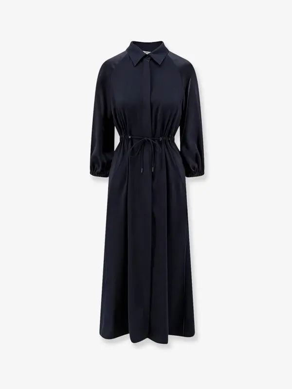 Max Mara Long Silk Dress - Multicolor