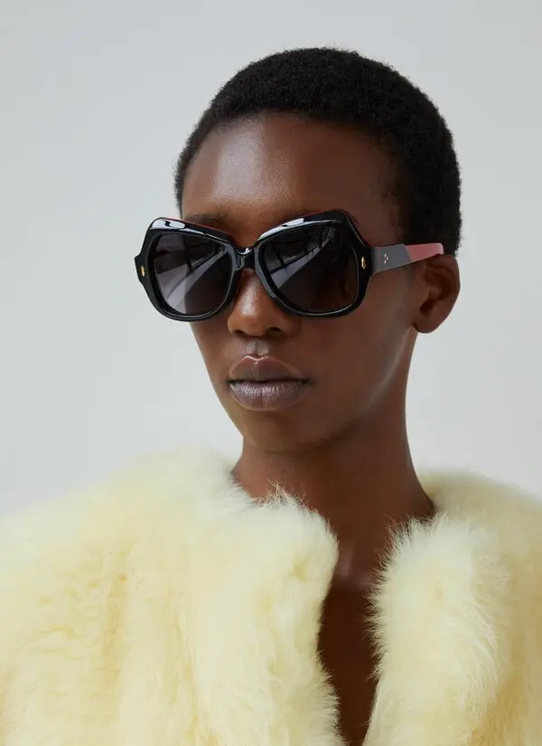 JACQUES MARIE MAGE Perreti Sunglasses - Black
