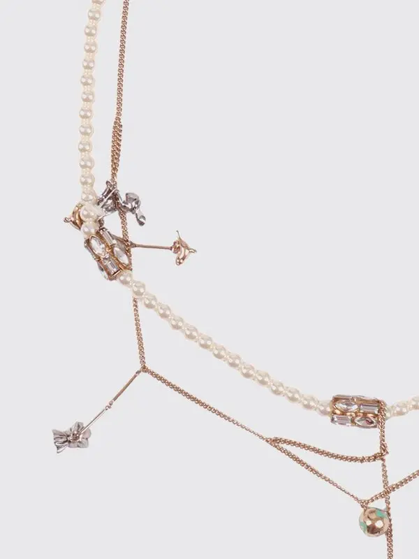 Max Mara Metal And Resin Necklace - Multicolor