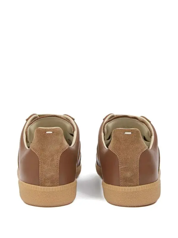 MAISON MARGIELA Paneled Replica Sneakers - Brown