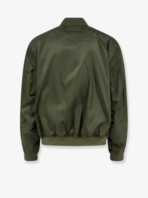 Balenciaga Nylon Bomber With Orange Lining