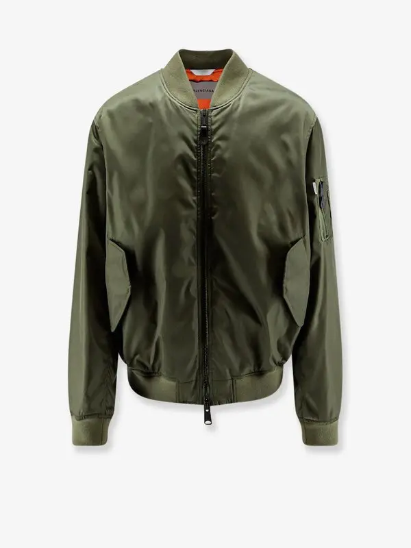 Balenciaga Nylon Bomber Jacket - Yellow