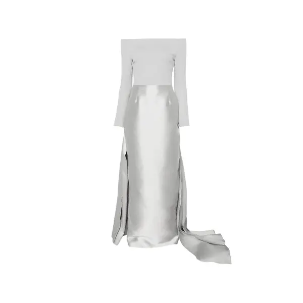 Solace London Grey Dresses Evening Dresses