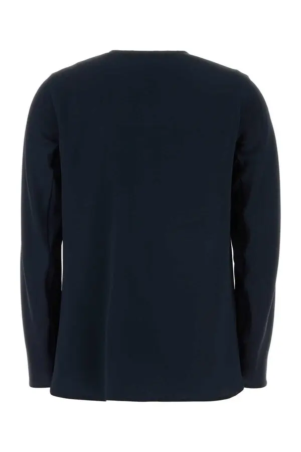 Max Mara Stretch Silk Mitico Blouse - Blue