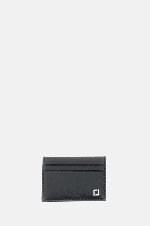 Fendi Ff Leather Card Holder - Multicolor