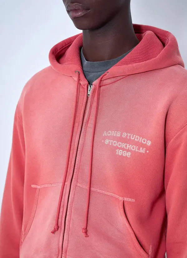 Acne Studios Zip-up Hoodie - Red
