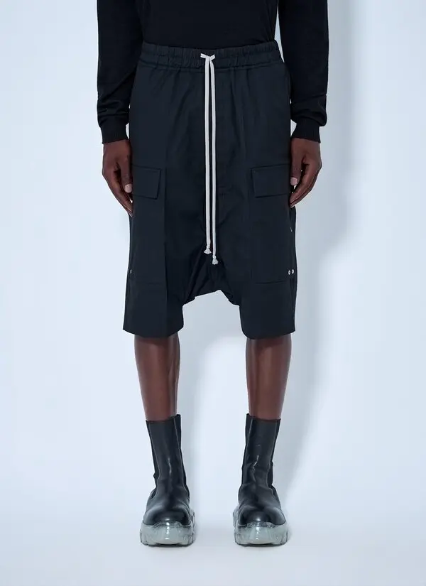 Rick Owens Cargo Shorts - Black