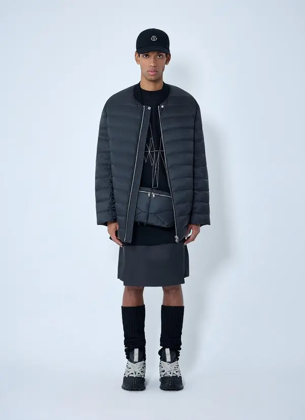 Moncler Rick Owens Flight Parka Bomber Jacket - Black