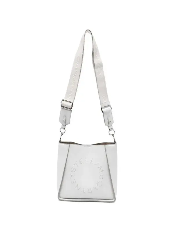 Stella McCartney Shoulder Bag With Logo Detail - Gray