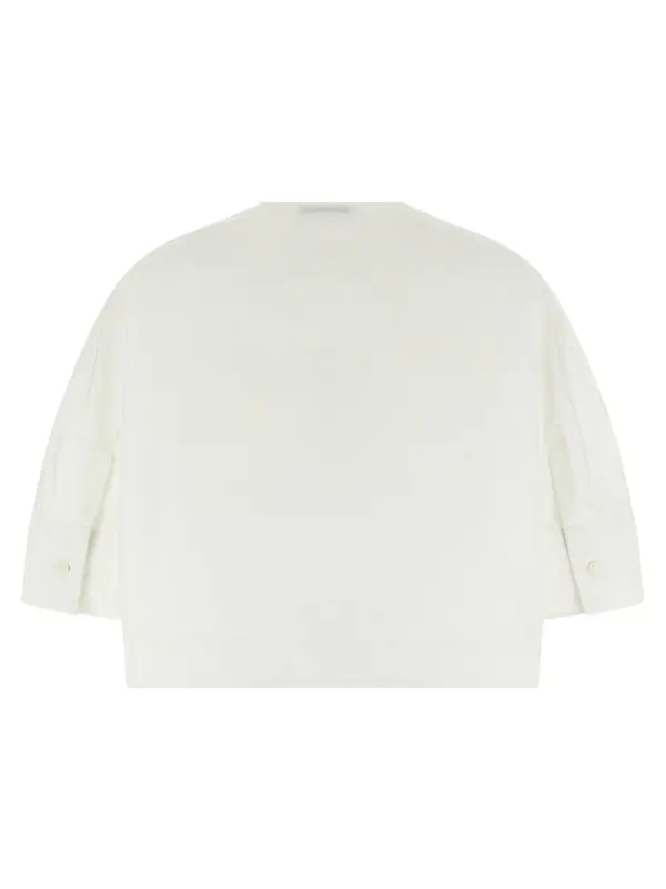 Givenchy Cropped Cotton Poplin Shirt