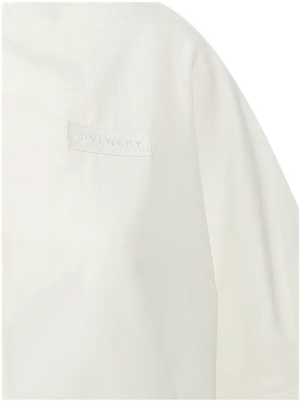 Givenchy Cropped Cotton Poplin Shirt