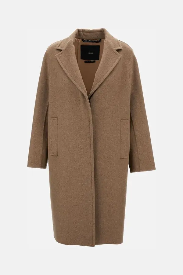 Max Mara Ardenne Coat From The Atelier Line - Multicolor