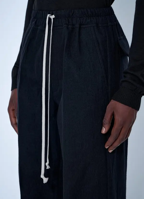 Rick Owens Dietrich Drawstring Pants - Black