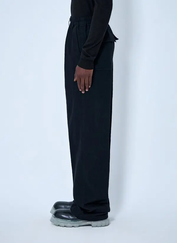 Rick Owens Dietrich Wide-leg Drawstring Trousers