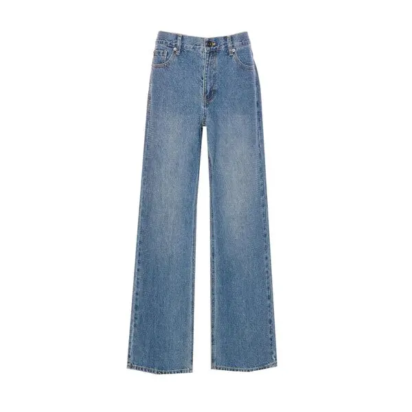 SELF-PORTRAIT Rhinestone Jeans - Blue