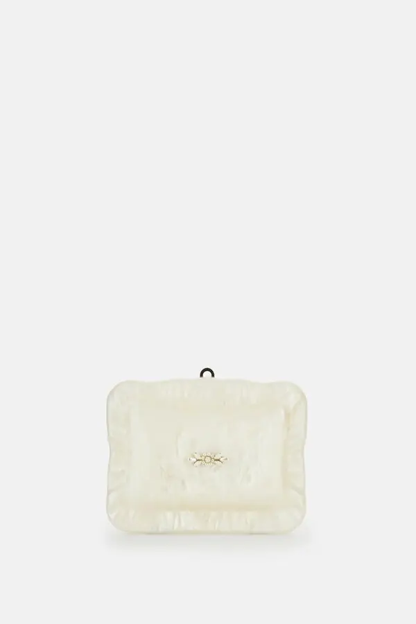 Simone Rocha Pearl Crossbody Pillowcase Bag W/ Emb - Multicolor