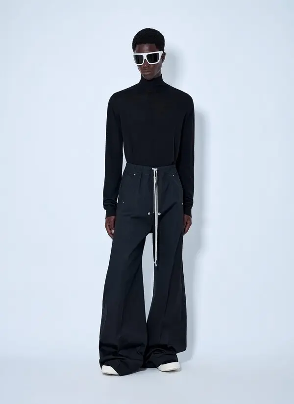 Rick Owens Wide Bela Trousers - Black