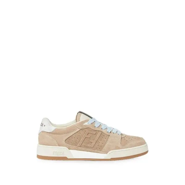 Fendi Suede Sneakers - Cream