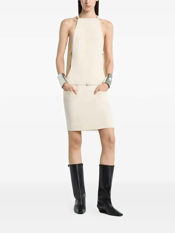 COURREGES Short Dress With Belt