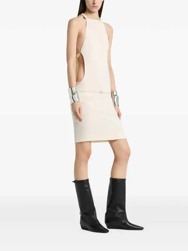 COURREGES Short Dress With Belt