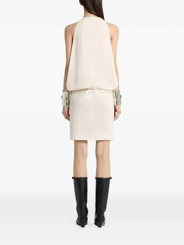COURREGES Short Dress With Belt