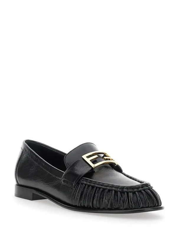 Fendi Leather Loafers