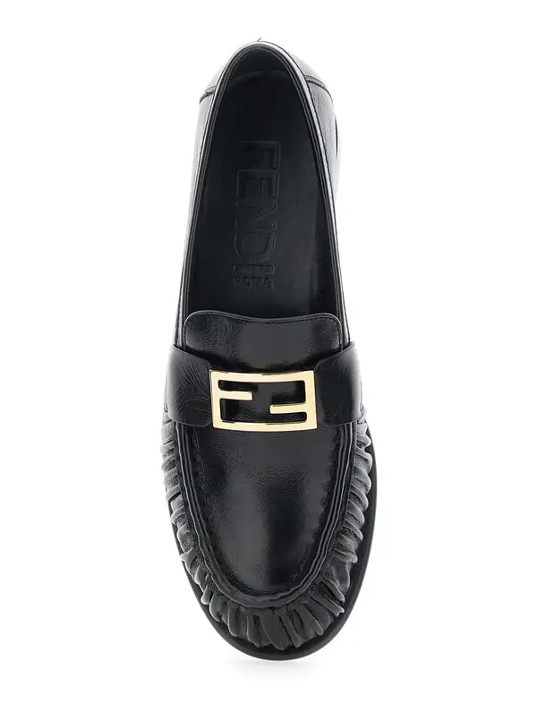 Fendi Leather Loafers