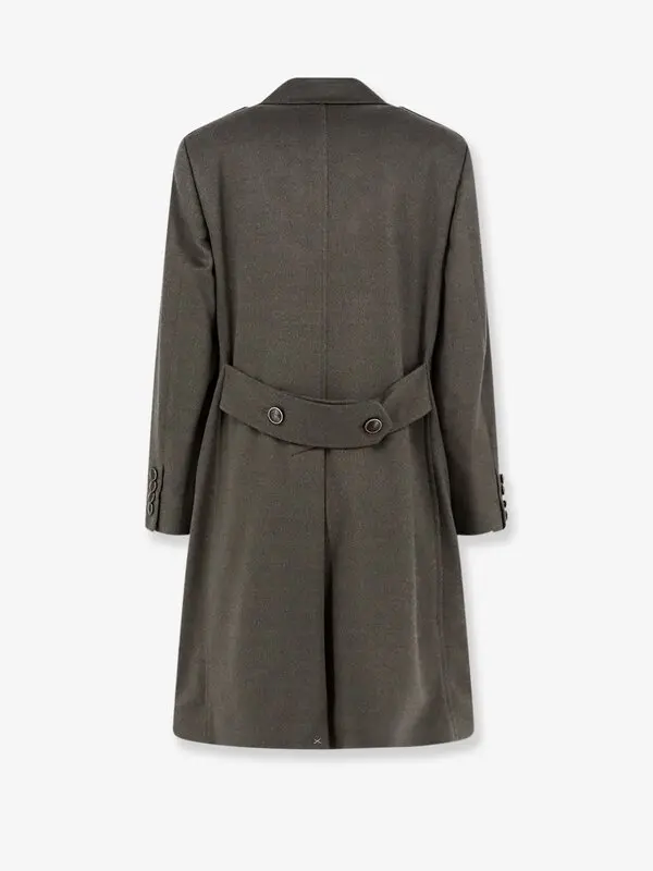 Brunello Cucinelli Double-breasted Virgin Wool Coat