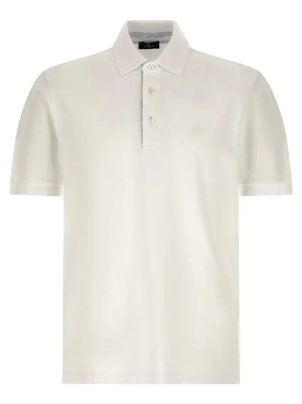 Etro Pegaso' Polo Shirt - White