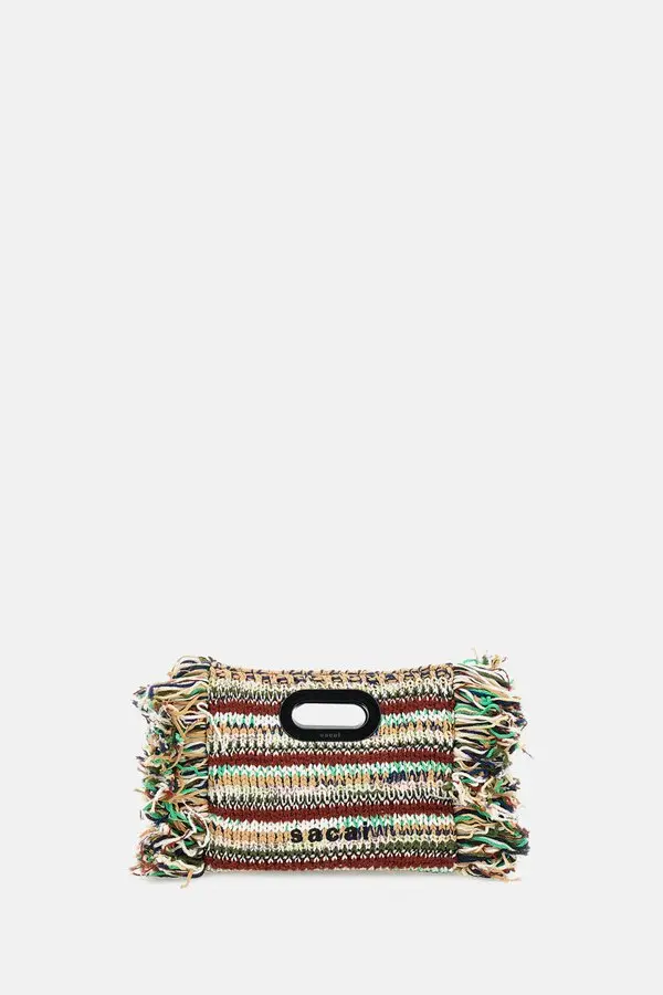Sacai New Shopper Bag Small / Mix Knit - Multicolor
