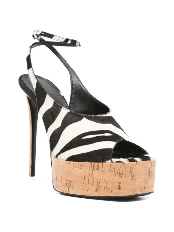 Attico Ornella Platform Sandals - Multicolor