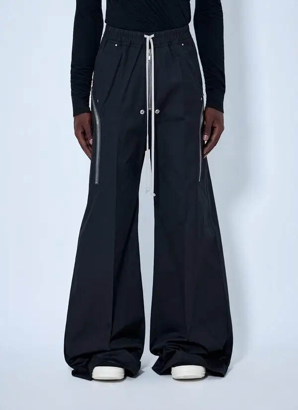 Rick Owens Heizer Belas Cotton Pants - Black
