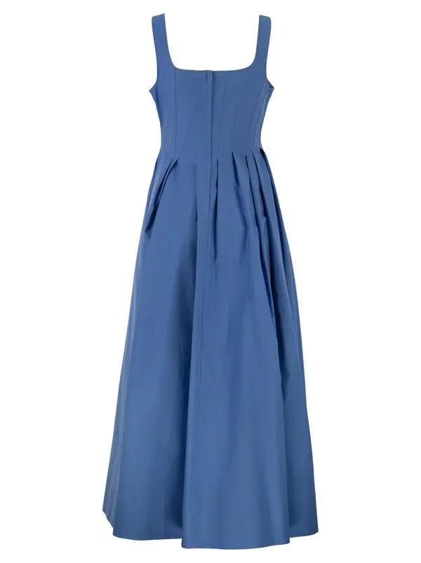 Sportmax Structured Cotton Dress - Multicolor