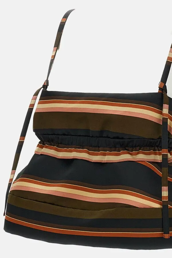 Sacai Horizontal Stripes Top - Multicolor