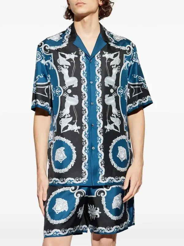 Versace Button-down Shirt - Blue