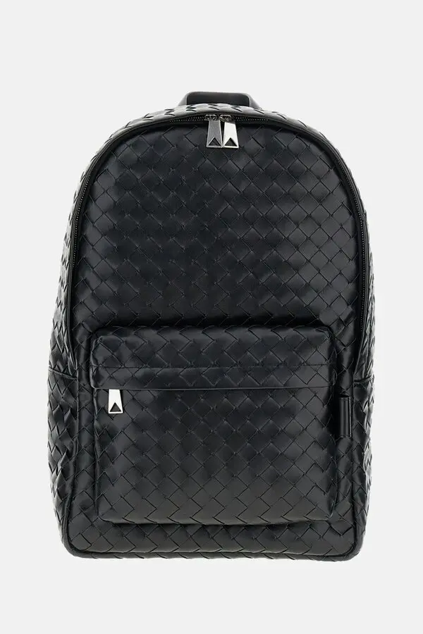 Bottega Veneta Leather Messenger Backpack