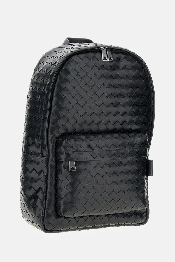 Bottega Veneta Leather Messenger Backpack