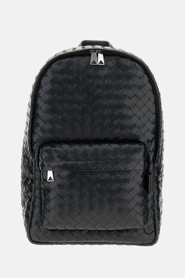Bottega Veneta Leather Messenger Backpack - Multicolor