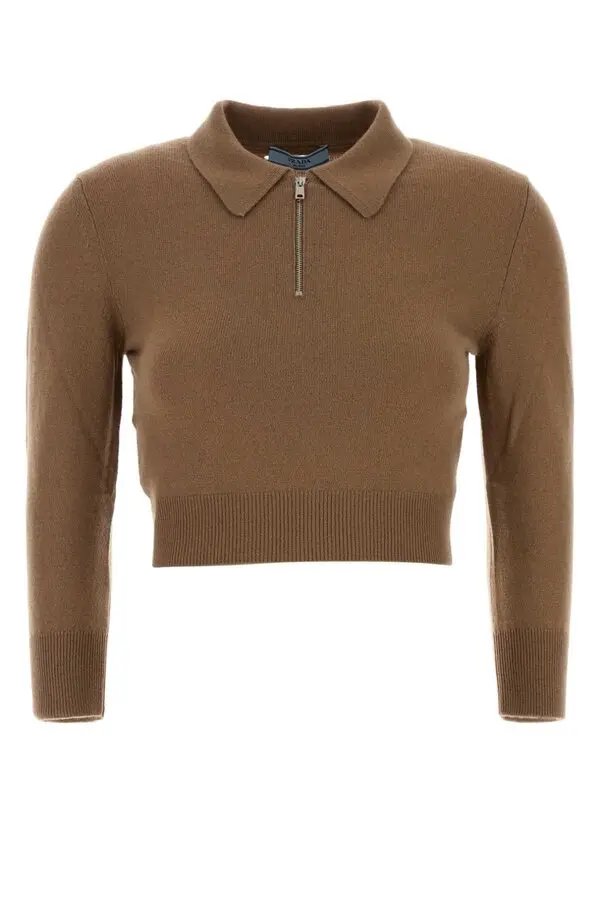 Prada Camel Cashmere Sweater