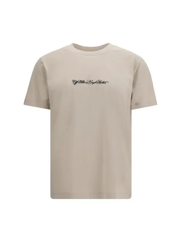 Off-White Script Arrow T-shirt - Cream