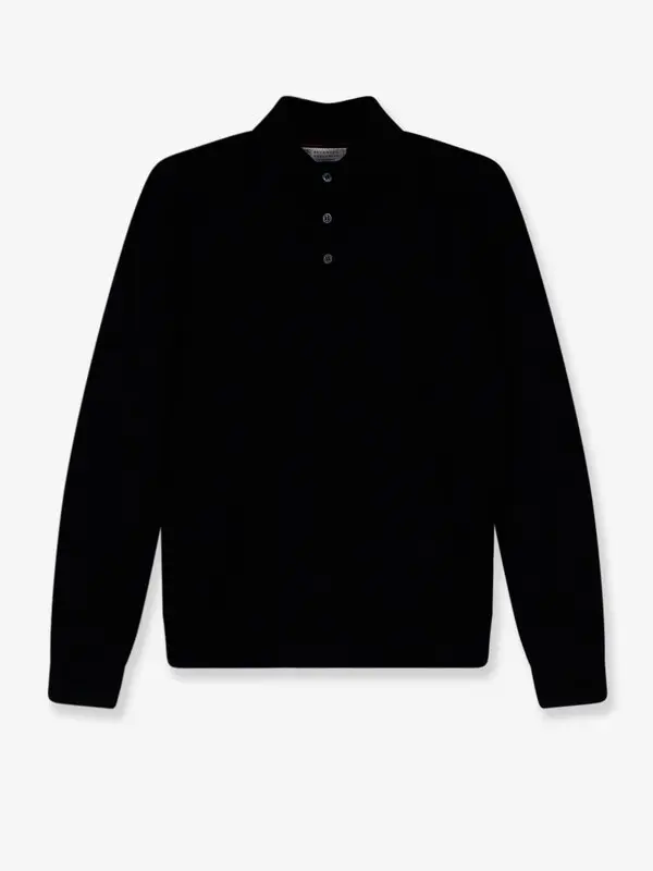 Brunello Cucinelli Cashmere And Silk Polo Shirt - Multicolor