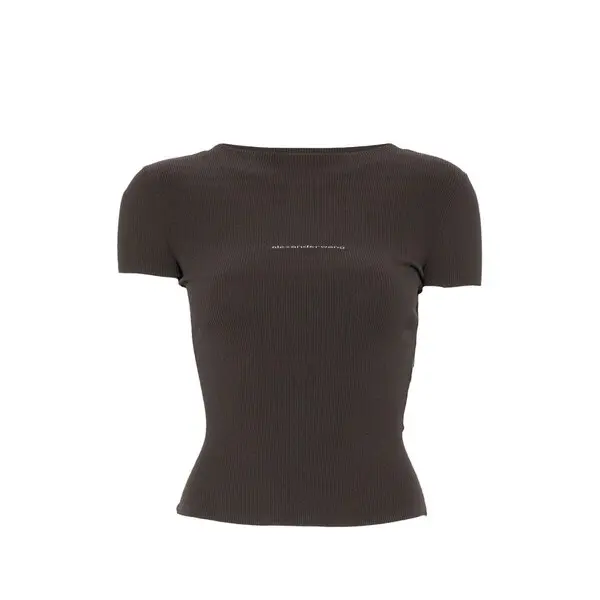 Alexander Wang Tops T-shirts & Jerseys - Brown
