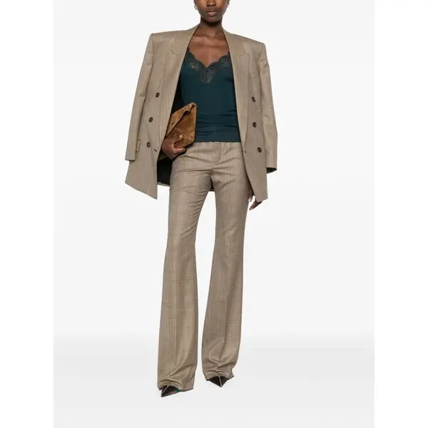 Saint Laurent Neutrals Tops Vests & Tank Tops