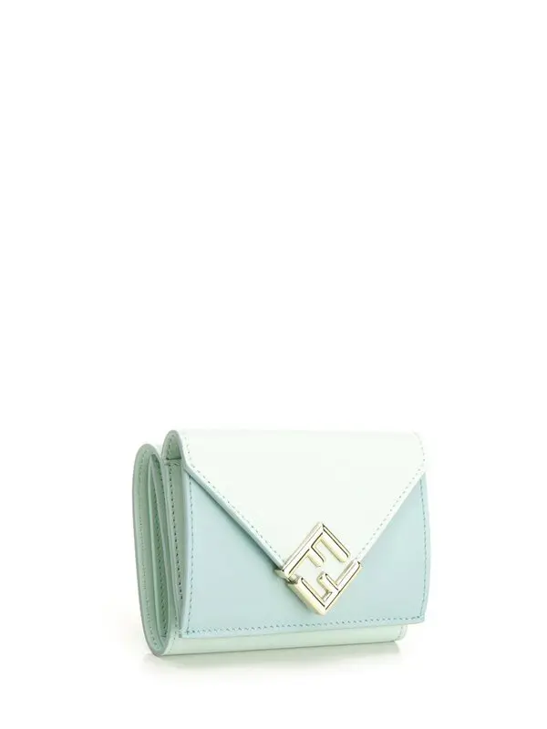 Fendi Ff Diamonds Wallet - Green