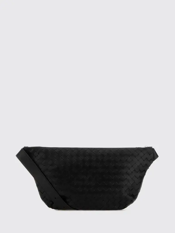 Bottega Veneta Intrecciato Leather Day Sling Bag - Black