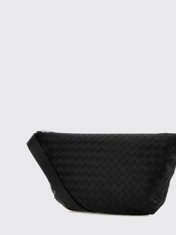 Bottega Veneta Intrecciato Leather Day Sling Bag - Black
